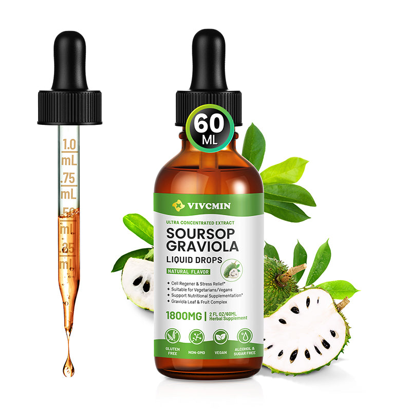 Soursop Graviola Liquid Drops (2 Fl Oz) – VIVCMIN